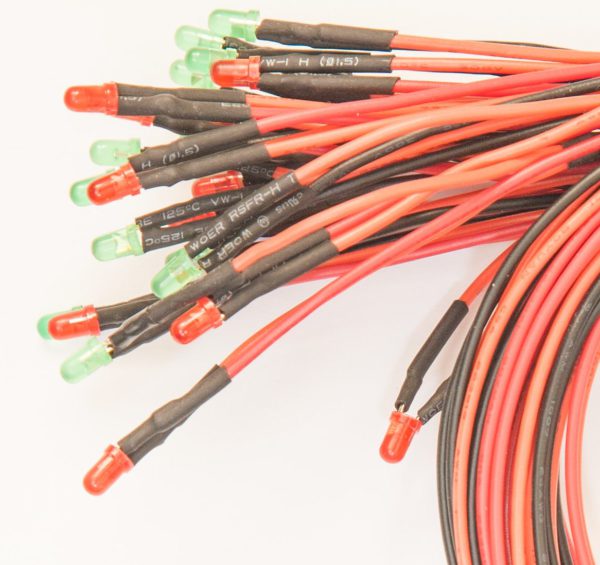 LED GREEN/RED Cable Pack (24cm) – MegaPoints Controllers