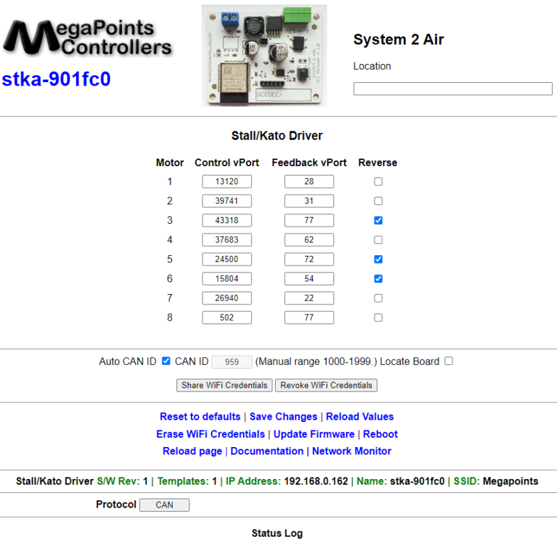 System2 programmatically generated code – MegaPoints Controllers