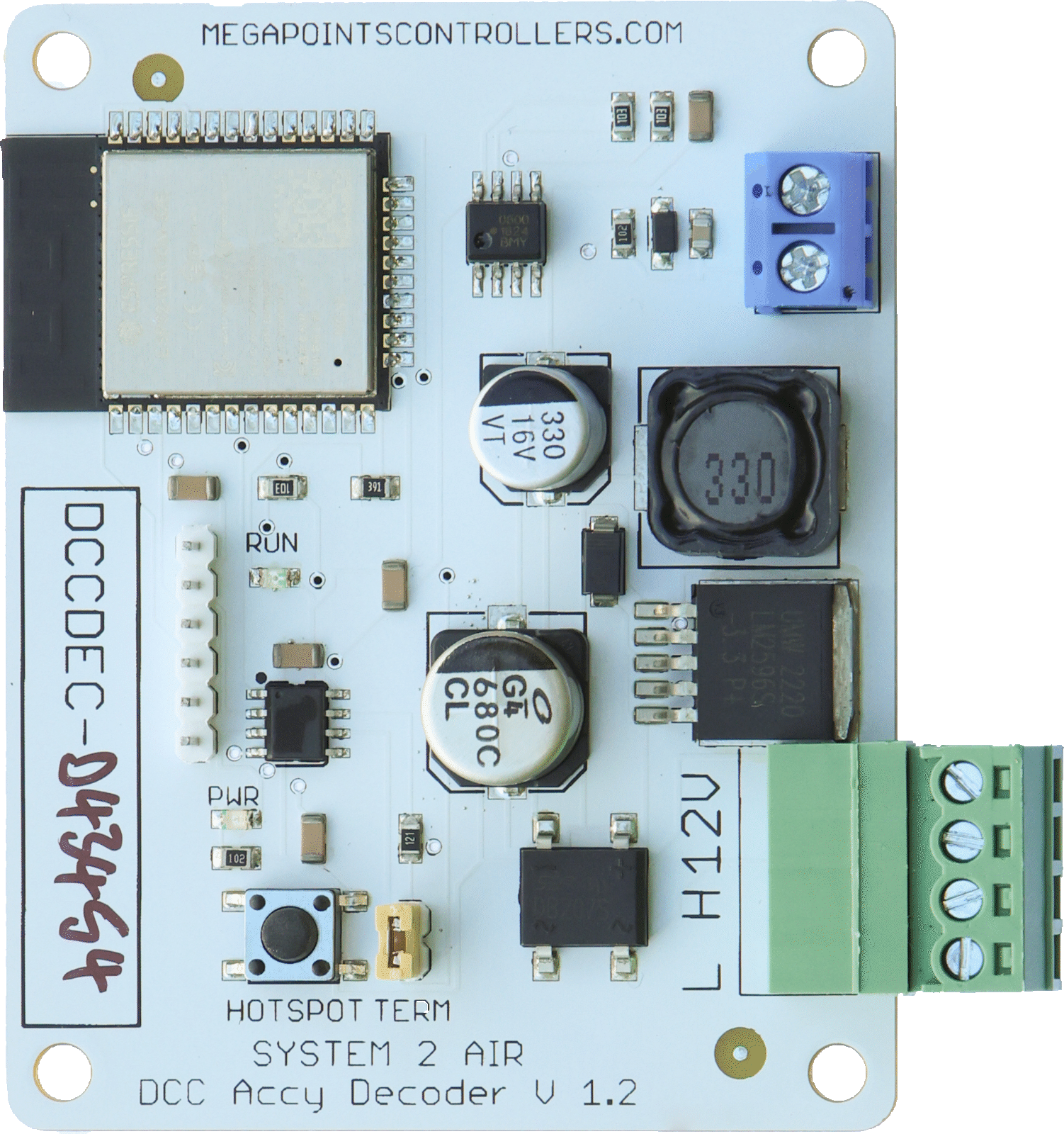 System2 DCC Accessory Decoder – MegaPoints Controllers