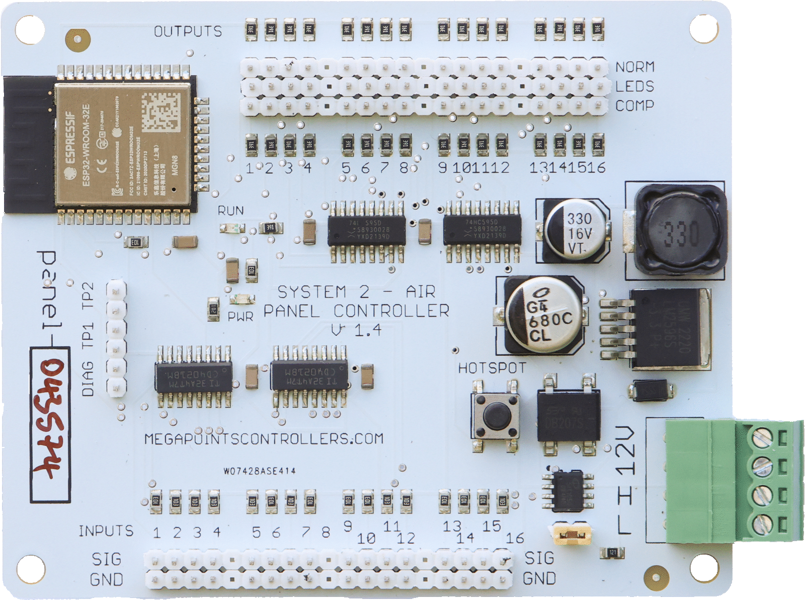 System 2 Panel Controller – MegaPoints Controllers