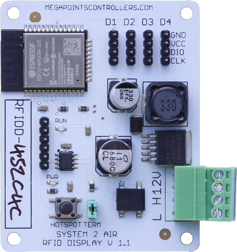 System2 RFID Quad Display – MegaPoints Controllers